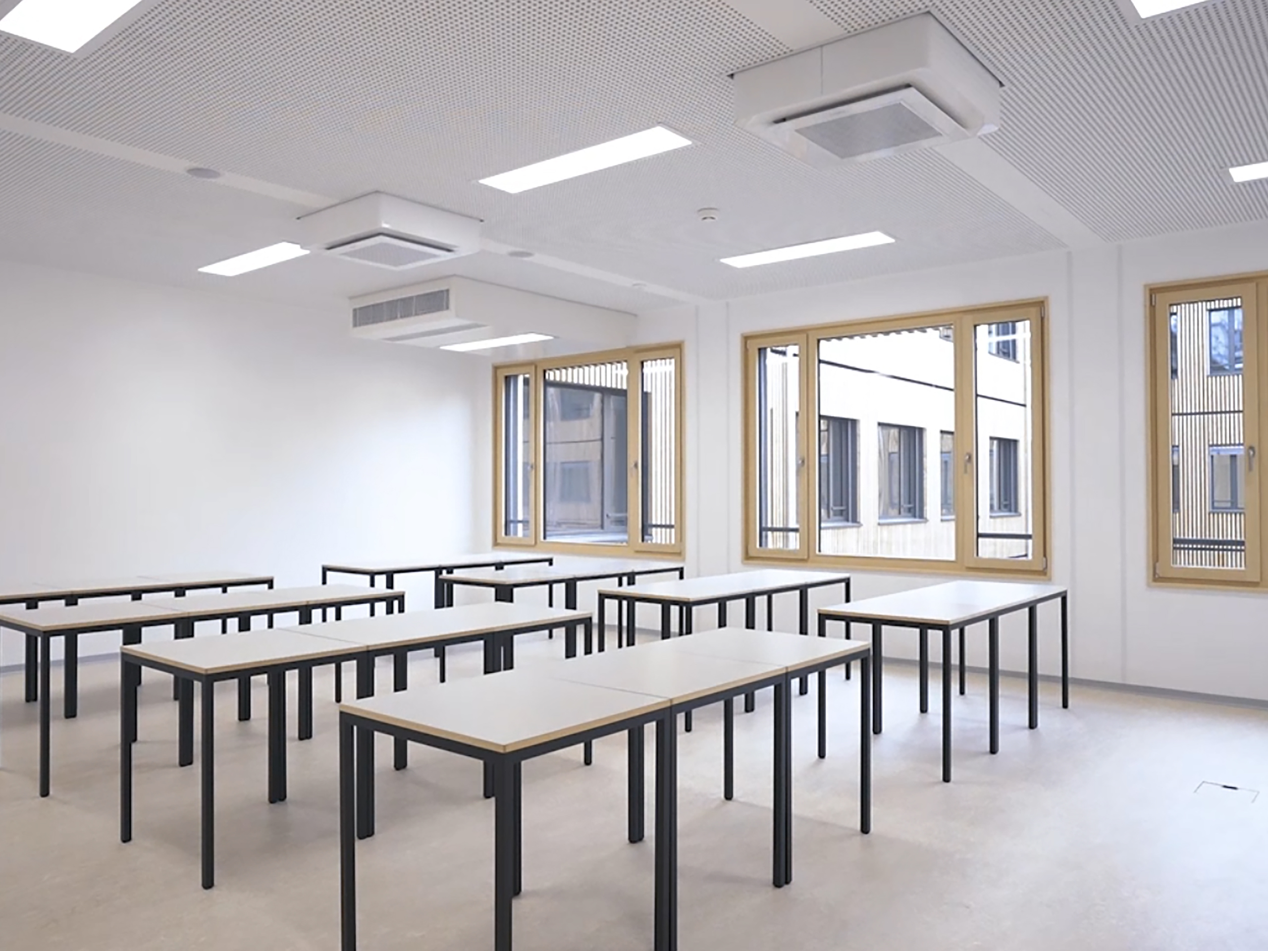 HRV for school: 100 Flow800 Helty unit in a high-school in Lugano